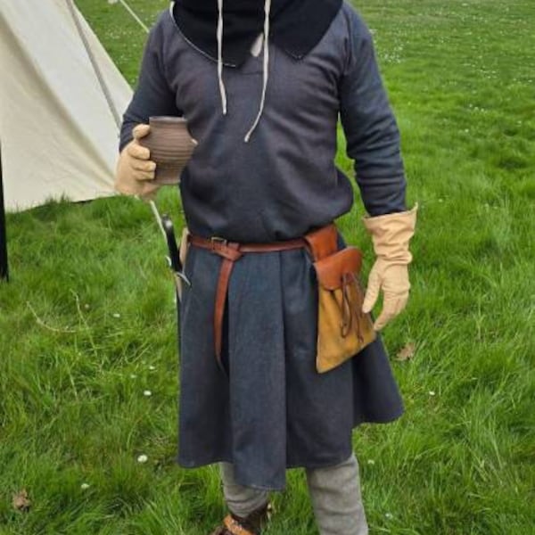 Birka Woolen Hat - Woolen Cap - Herringbone Pattern - Medieval & Viking ...