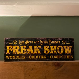 Circus Sign Fairground Old Vintage Style Fun Fair Sign. Solid - Etsy UK
