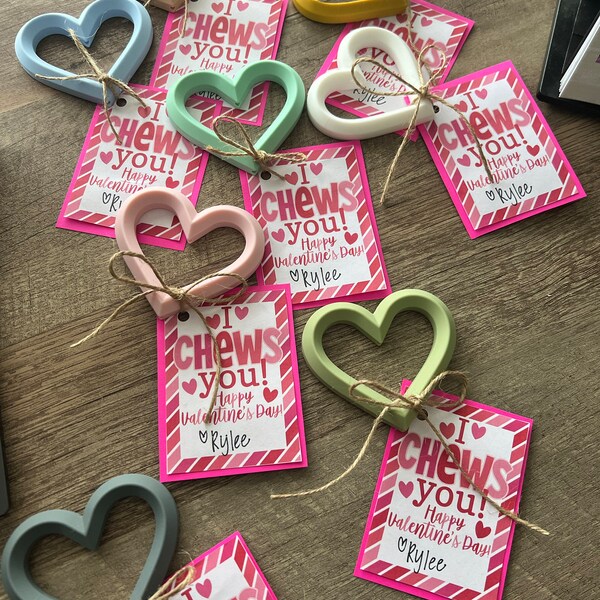 I Chews You Valentine's Day Printable Chewy Valentine Granola Bar ...