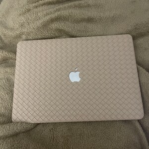 Woven Leather Milky Beige Hard Case Cover for Macbook Air 13 - Etsy