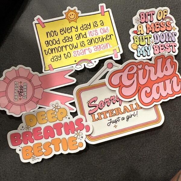 Not Everyday is a Good Day & It’s Okay Waterproof Sticker, Mental ...