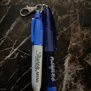 Mini Sharpie for Badge Reel Nurse Mini Pen Keychain Badge - Etsy
