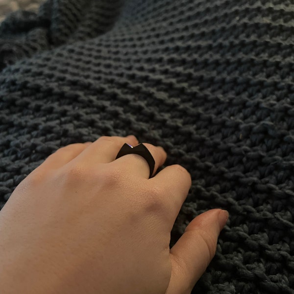 Peak Stacker - Single Point Spike Ring - Etsy