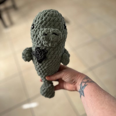 PATTERN/INSTRUCTIONS Manatee, Amigurumi Pattern, Manatee Pattern ...
