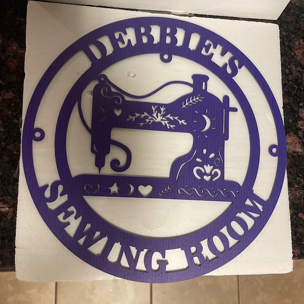 Personalized Sewing Metal Sign,custom Quilting Sign for Sewing Room ...