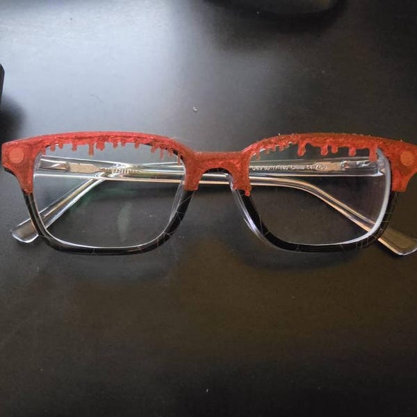 1 3D Printed DRIPPING Brow Topper Magnetic Glasses Toppers With Magnets ...