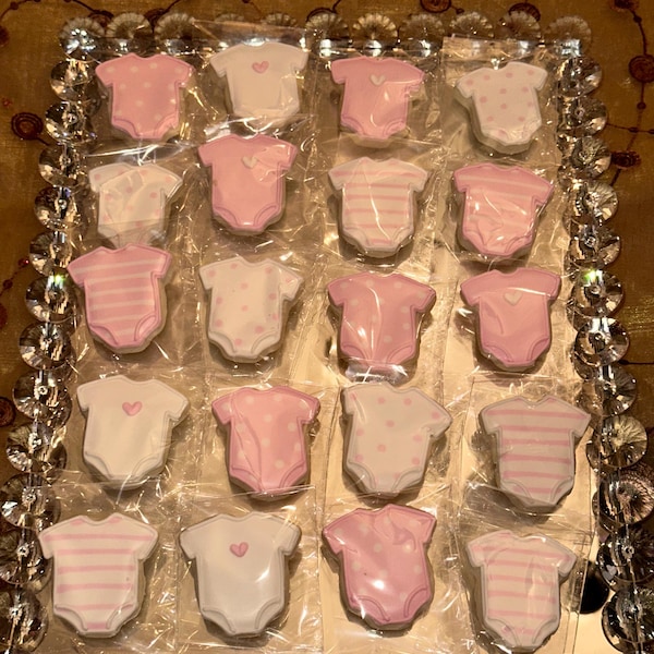 24 Mini Baby Shower Sugar Cookies! - Etsy