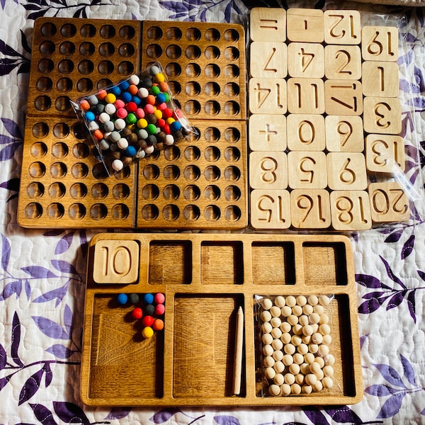 Hundred Board, Montessori 100 Frame, Preschool Math Games, 100 Board ...