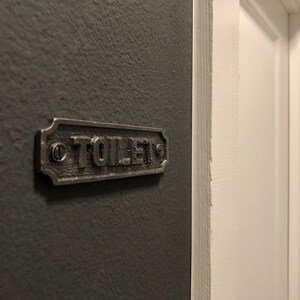 OFFICE Cast Iron Room Door Plaque Wall Sign Vintage - Etsy
