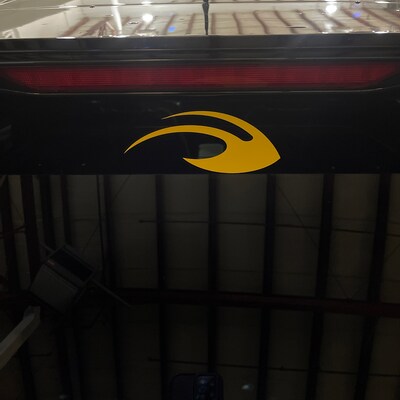 University of Michigan Wolverines Football Winged Helmet Maize 6 Car ...