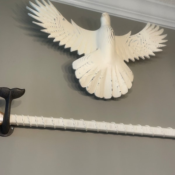 Owl Wood Sculpture Attacking Pose Jason Tennant - Etsy