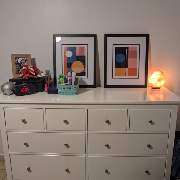 Colorblock Lines - Pair of Bold Colorful 11x14 Prints - Etsy