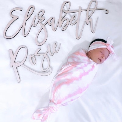 Nursery Name Sign Wood Name Sign Emily Sign Baby Wall Name - Etsy