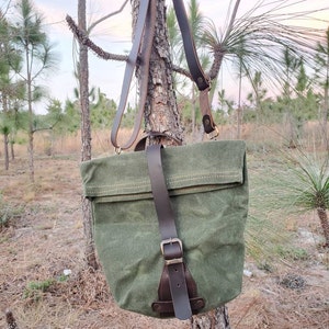 Bushcraft Tripod Seat to Create Chair-waterproof Waxed Canvas Fabric ...