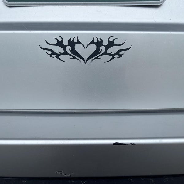 Car Tramp Stamp Vinyl Decal | Rearview Mirror Window Bumper Sticker ...