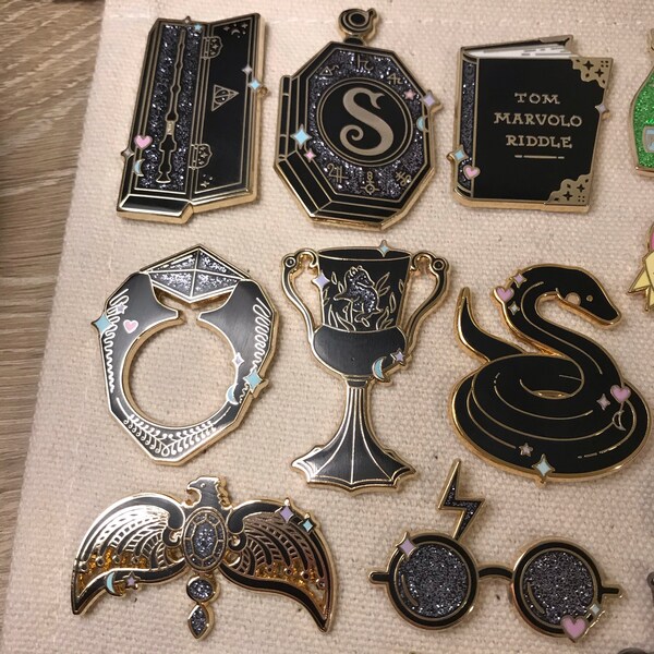 The Cup Enamel Pin Magic Enamel Pin Wizard Pin Book Lover Pins Book Pins Cute Pins Witchcraft ...