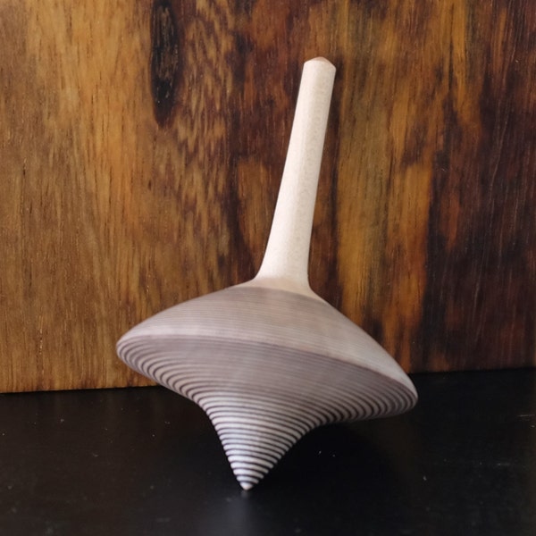 Funnel Shaped Spinning Top - Natural Wood - Etsy