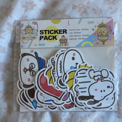 40 PCS Chibi Maruko Chan Sticker Pack Kawaii Sticker Journaling Diary ...