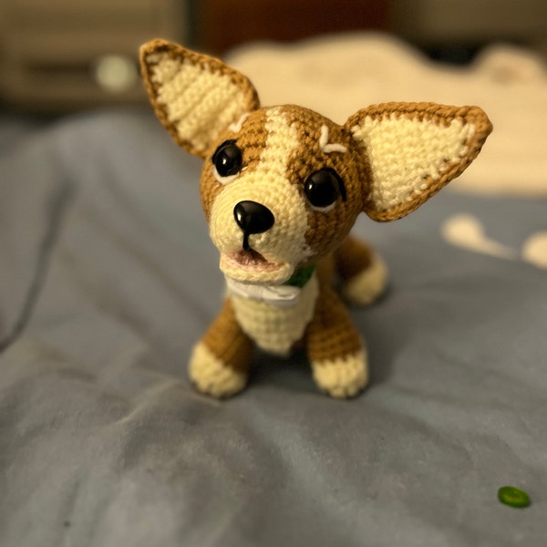 Crochet Welsh Corgi Dog Pattern, Corgi Plush, Dog Toy, Plushie Pattern ...