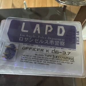 BLADE RUNNER 2049 Officer K Finished Badge Kit - Etsy