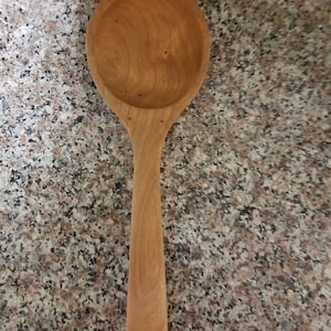 Taste Testing Spoon wooden Cherry Wood - Etsy