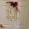 Large Wooden Monogram Cutout Wall Hanging - Door Hanger - Wedding ...