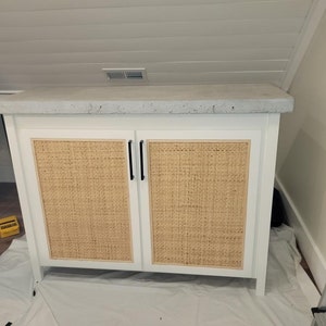 Rhombic Pattern Natural Cane Sheet Rattan Closed Weave Cane Webbing ...