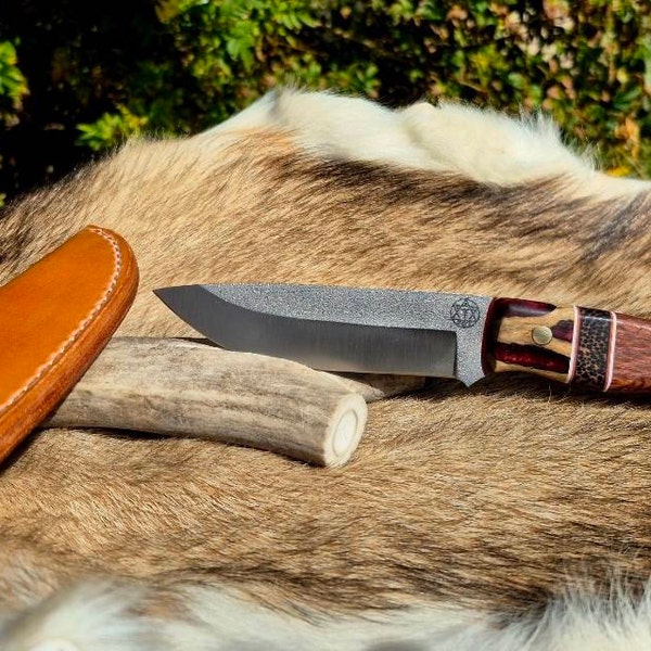 Cheese Burl, Curly Maple, and Walnut Combination Knife Scales - S-348 ...