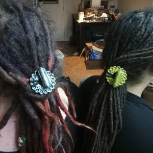 Dreadlock Bead Faux Heavy Metal Coil You Choose Hole Size | Etsy