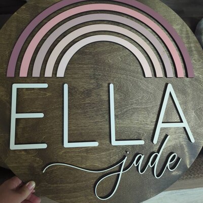 Name Cutouts for Nursery, Wooden Letters, Name Sign, Nursery Letters ...