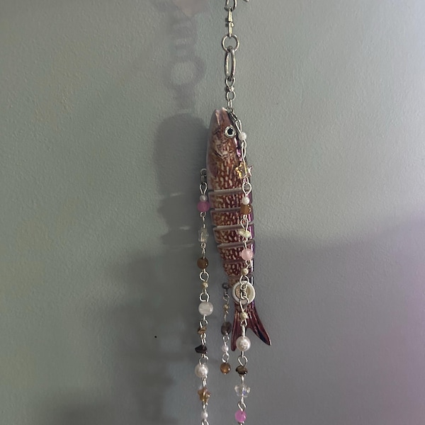 Handmade Fish Lure Keychains | Aesthetic | Customizable | Carabiner - Etsy