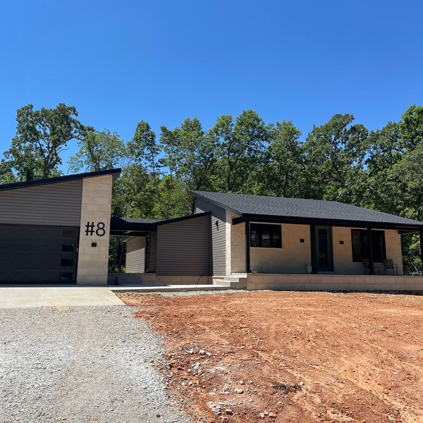 Extra Large Metal Address Numbers | up to 36" Inch Individual Numbers ...