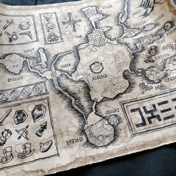 Zelda Map, Termina Map, Hyrule Map, Legend of Zelda, Majoras Mask ...