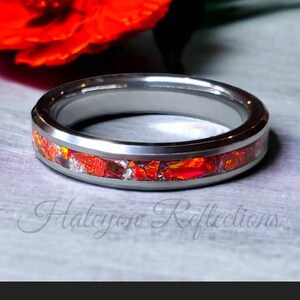 Custom Cremation Memorial Ring Ash Ring Pet Cremation Remains Keepsake ...