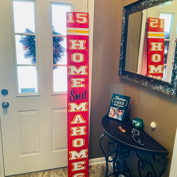 Chiefs Welcome 6ft Porch Sign | Chiefs Welcome Sign | Chiefs Porch ...