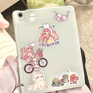 Sitting Kitty Vinyl Sticker/ Laptop Stickers/ Cute Stickers - Etsy