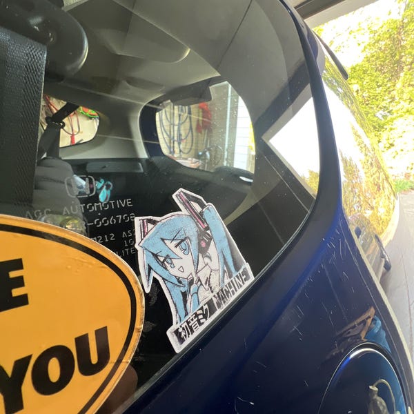 Alien Kasane Teto Sticker Chibi Gnarp Gnarp Ver. - Etsy