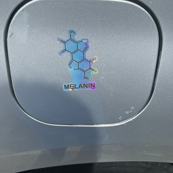 Melanin Composition Holographic Die Cut Sticker, Black Pride Sticker - Etsy