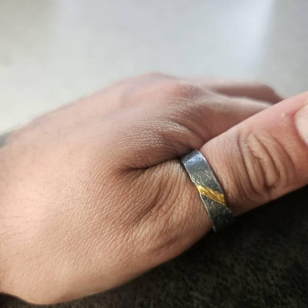 Kintsugi Band Ring | A Unique Ring That Blends the Ancient Japanese Art ...