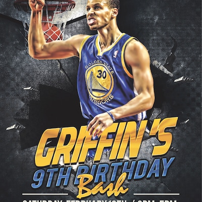 Steph Curry Invitation Stephen Curry Golden State Invite Golden State ...