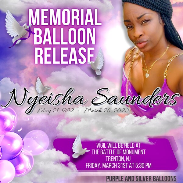 Heavenly Birthday Flyer, Editable Memorial Birthday Flyer, Funeral ...