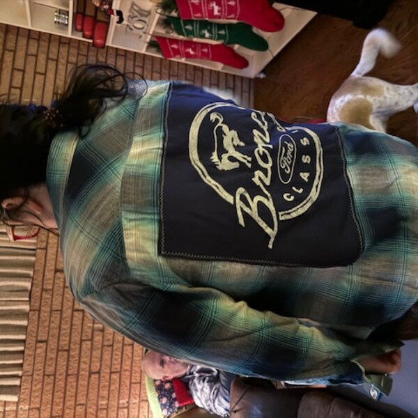 Def Leppard Upcycled Flannel Shirt Custom Flannel Unique Flannel ...