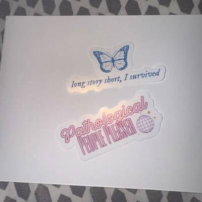 Taylor Sticker Tortured Poets Fortnight Typewriter New Album Quote ...
