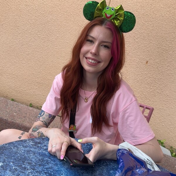 Inside Out 2 Minnie Mouse Ears Headband- Disgust!! - Etsy