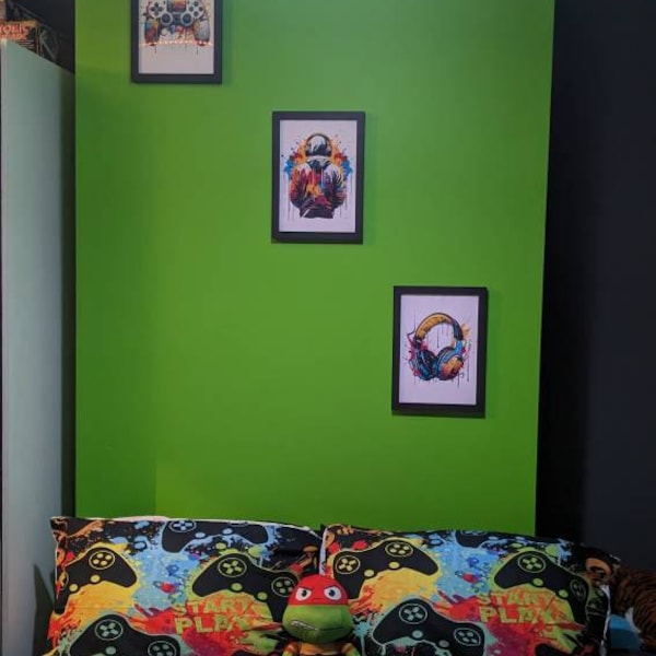Set of 3 Gaming Prints, Gamer Decor, Gamer Wall Art, Boys Game Room ...