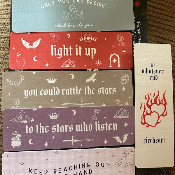 Bows + Emotional Support Bookmark - Girly and Coquette Style - Cute Duo ...