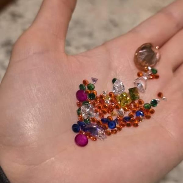 Bulk Semiprecious Cubic Zirconia Faceted Mix Shape Wholesale Lot AAA ...