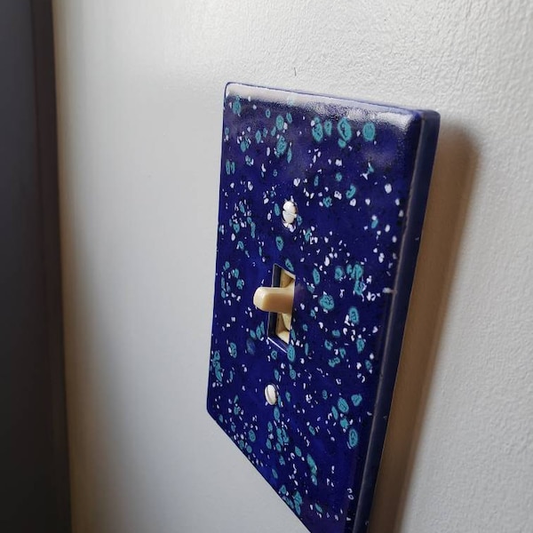 Starry Night Ceramic Switchplate / Light Switch Cover - Etsy