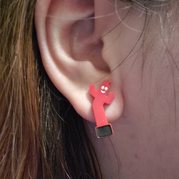 Stud Earrings Lili0943 Wacky Waving Inflatable Tube Guy Reclaimed ...