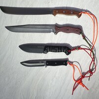 Wood Scales for BK2/ Custom Scales for Ka-bar Becker BK2/BK2 Wooden ...